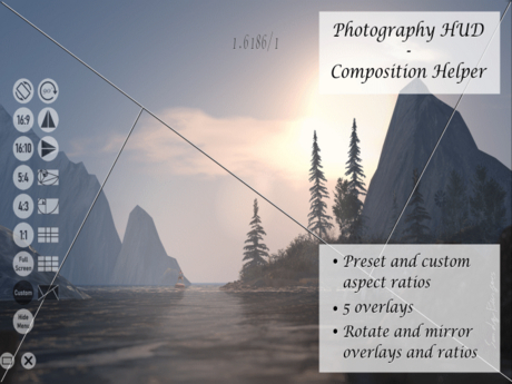 Second Life Marketplace - Photography HUD - Composition Helper